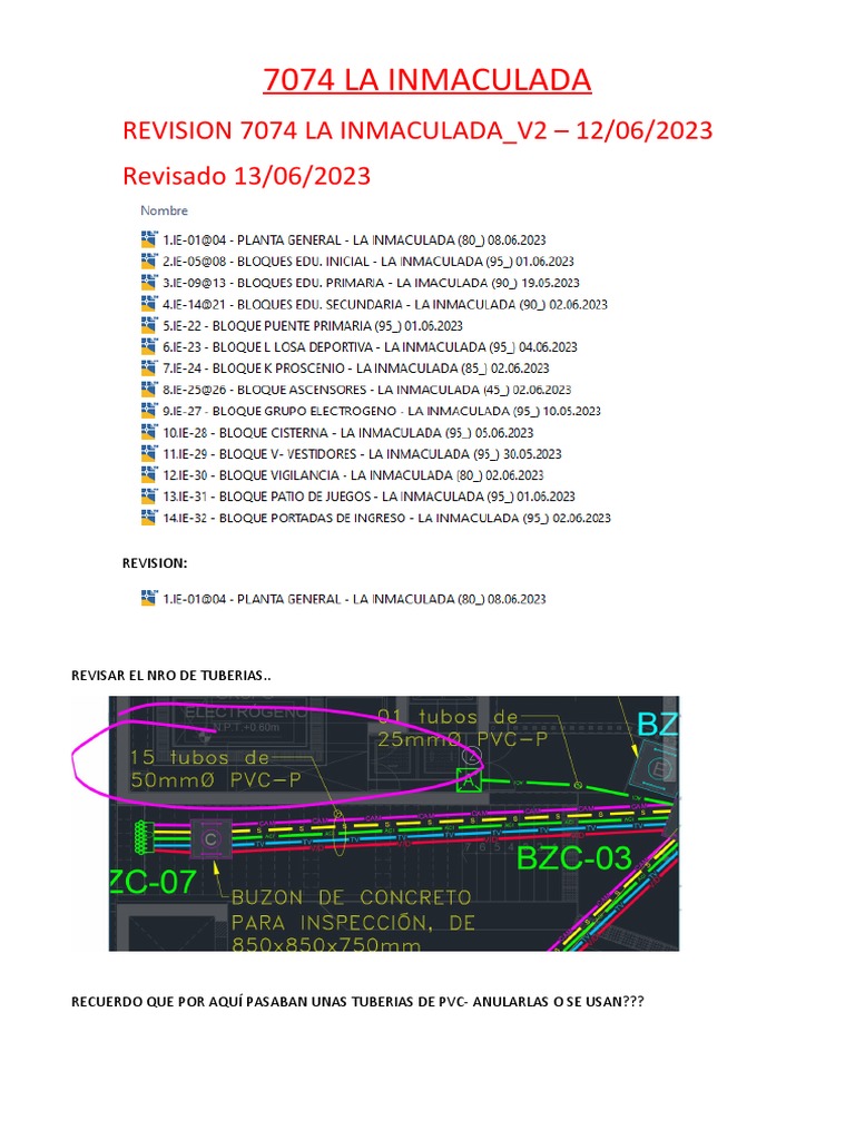Revision 7074 La Inmaculada - V2 - 26062023 | PDF | Ingeniería | Ciencias fisicas