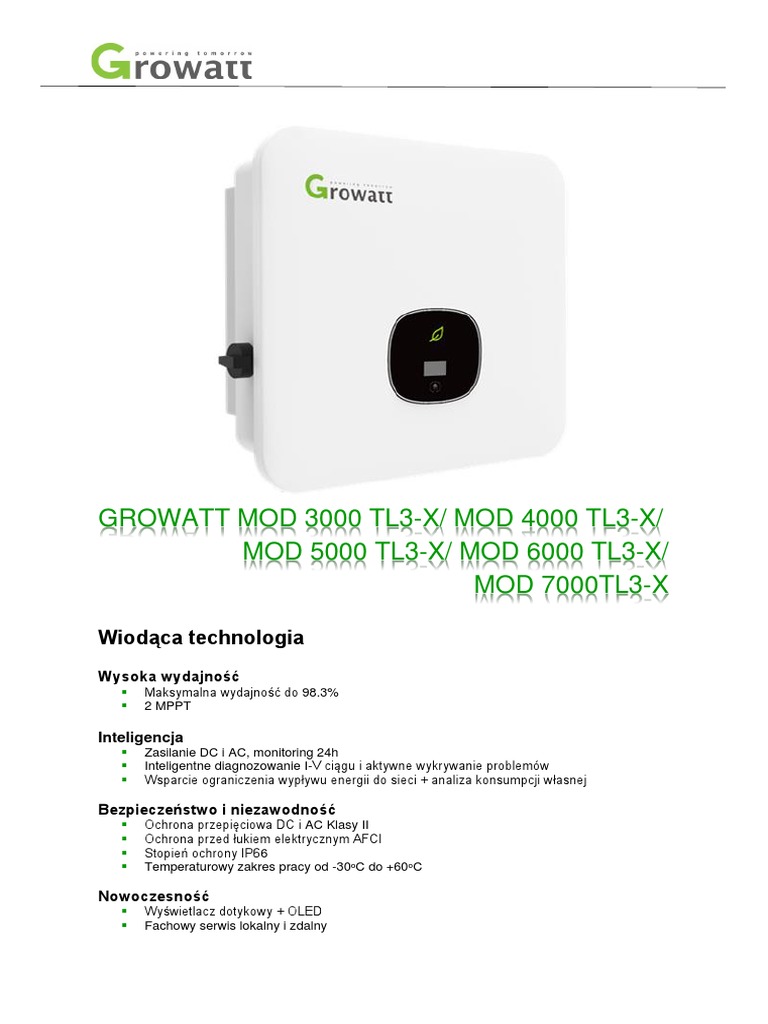 Growatt 3000 7000 MOD | PDF
