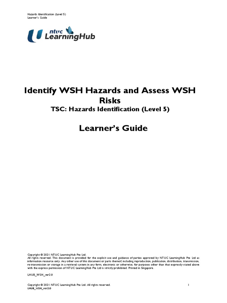LG - Hazards Identification (Level 5) | PDF | Risk | Risk Management