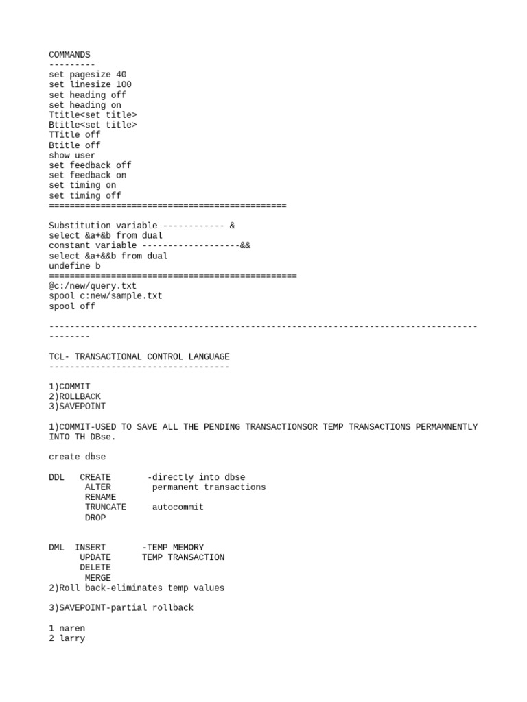 TCL | PDF | Computers