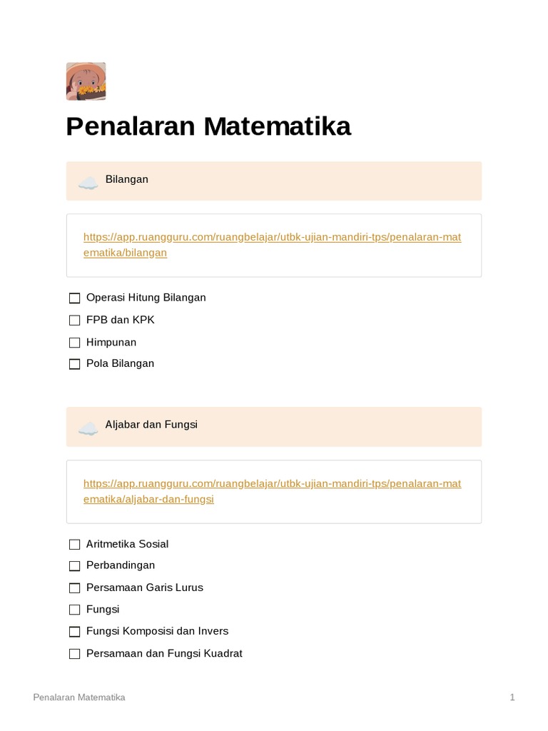 Penalaran Matematika | PDF