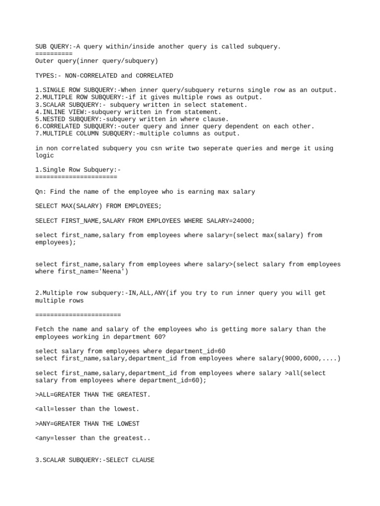 Subquery Pdf Information Retrieval Computer Data 
