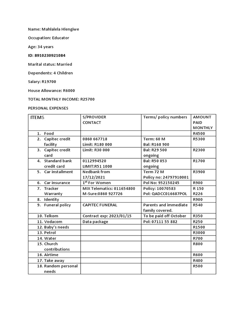 Mahlalela HC Report | PDF