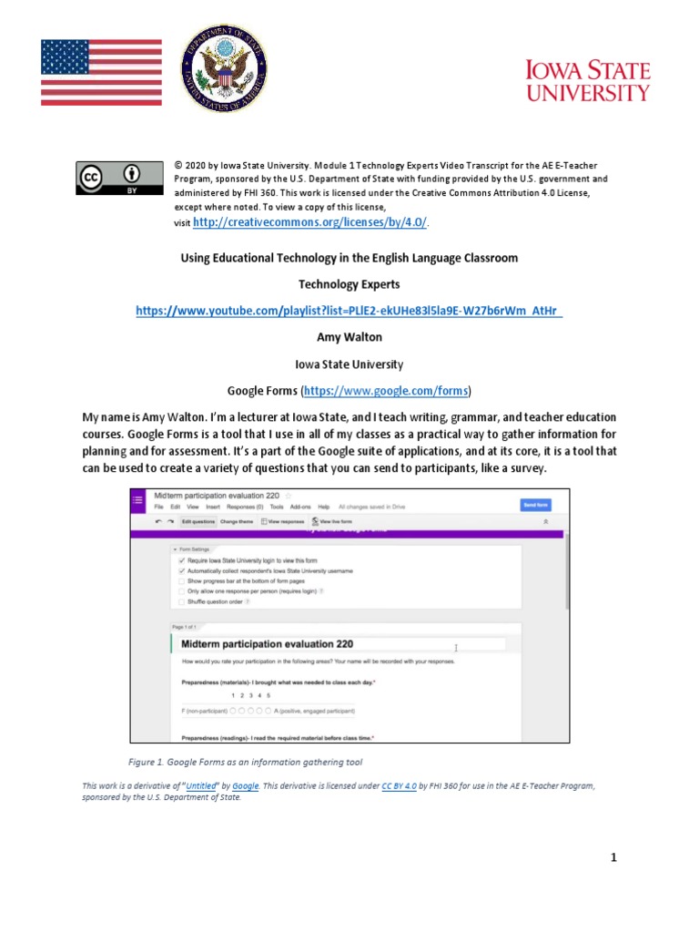 04 MOOC - Unit 1 - Technology Tools | PDF | Creative Commons License | Communication