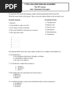 TKT Module 1 Practice Test Draft | PDF | Career & Growth | Language ...