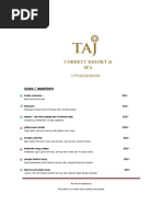 Tdh Menu @1250+Taxes | PDF