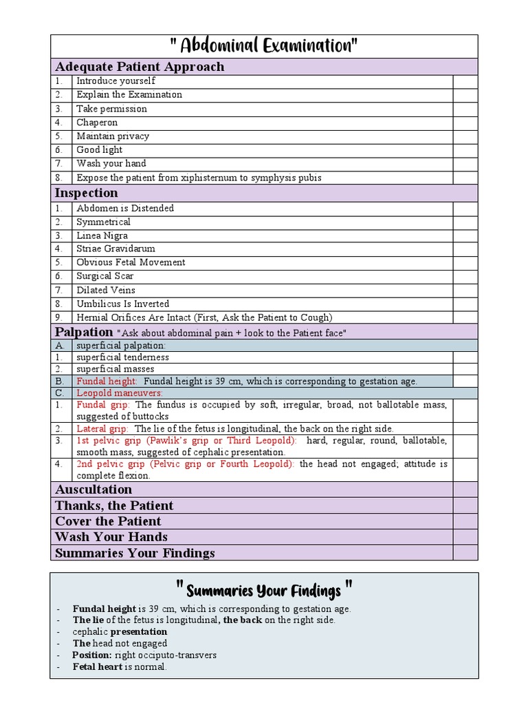 OB-GYN Examination | Download Free PDF | Uterus | Vagina