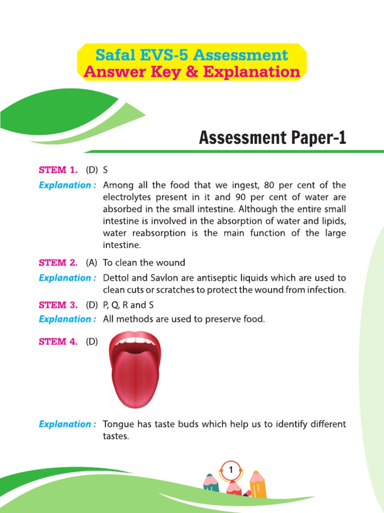 Safal 5 - Assesment | PDF | Numbers | Area