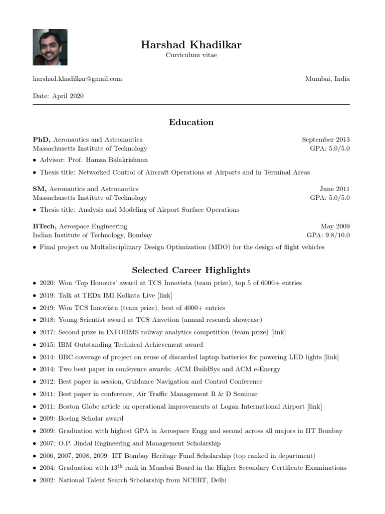 CV Harshad Online | PDF | Mathematical Optimization | Machine Learning
