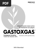 Ficha Técnica GASTOXIN Español | PDF | Aluminio | Agua