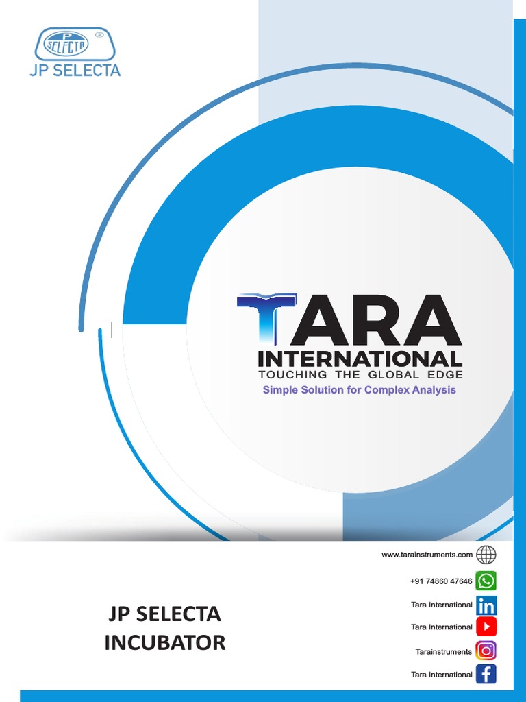 JP Selecta Incubator | PDF | Thermostat | Physical Sciences