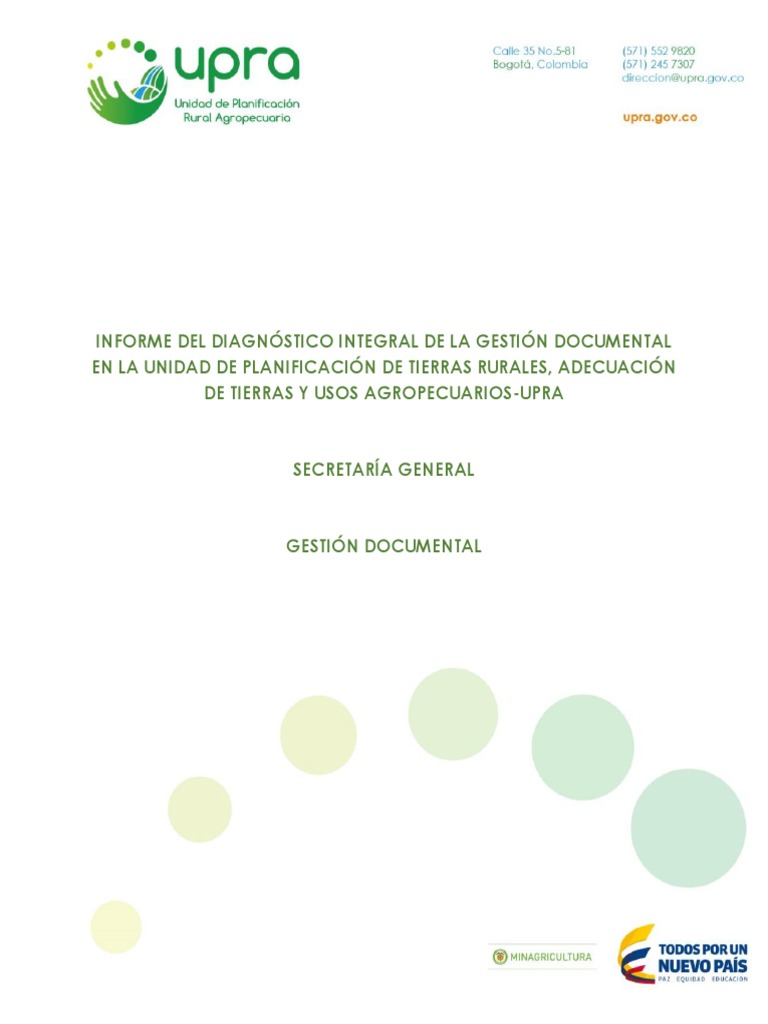 Diagnostico Upra 2015 | PDF | Gestión de registros | Planificación