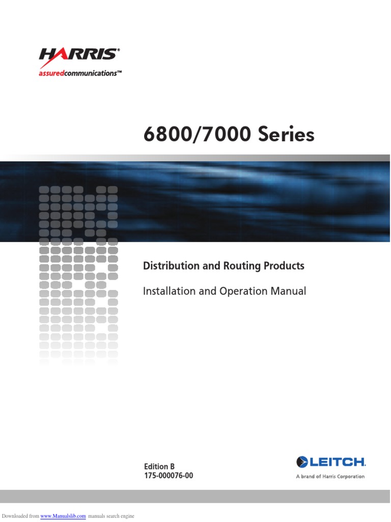 6800 Series | PDF | Electromagnetic Interference | Electromagnetic ...