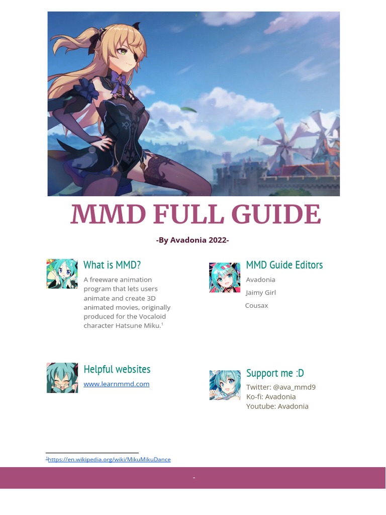 Mmd Full Guide Pdf Software Software Development