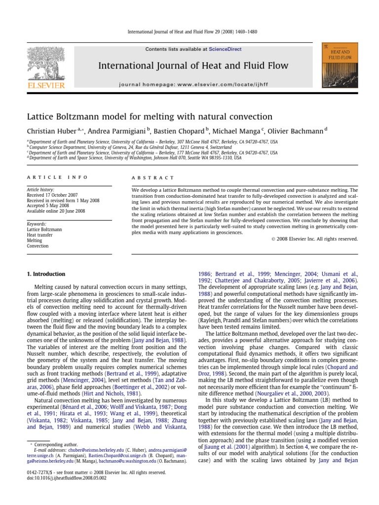 Natural Convection Melting | PDF | Convection | Heat Transfer