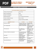 Urine Microscopic Exam Reference Chart | PDF