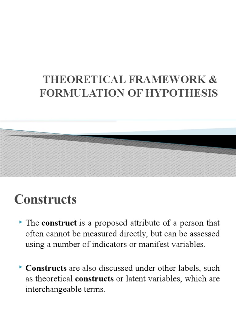Theoretical Framework and Hypothesis | Download Free PDF | Hypothesis ... Theoretical Framework and Hypothesis | Download Free PDF | Hypothesis ...