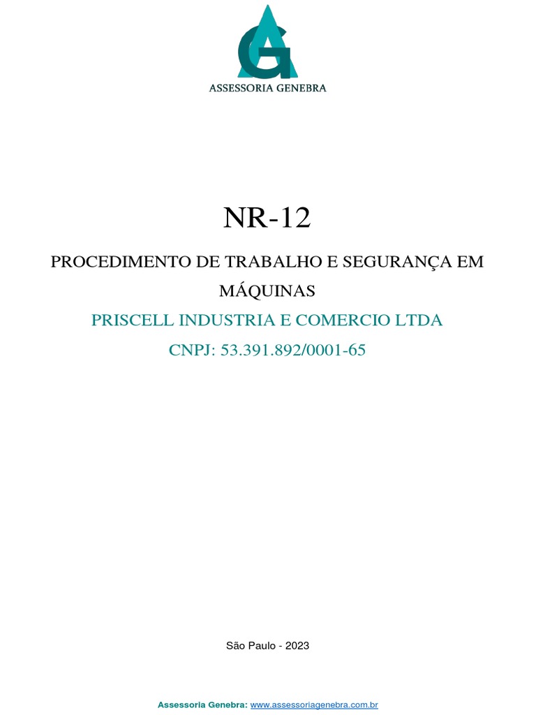 Procedimento de Operacao e Trabalho em Maquinas - Torno Mecanico ...