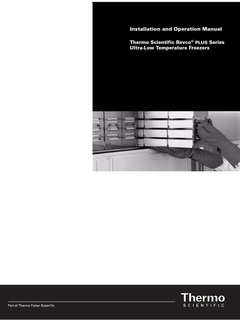 314098H01 - Rev C - Thermo Scientific Revco - Plus Series ULT User ...