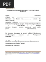 Amasezerano Yubukode Bwinzu PDF | PDF