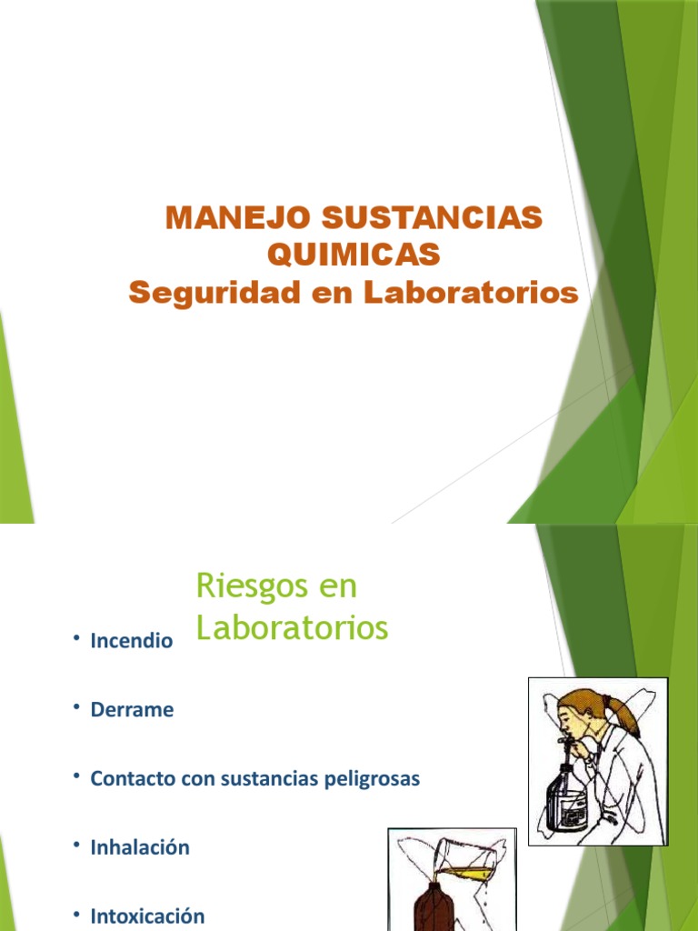 Manejo de Sustancias Quimicas | PDF | Laboratorios | Residuos