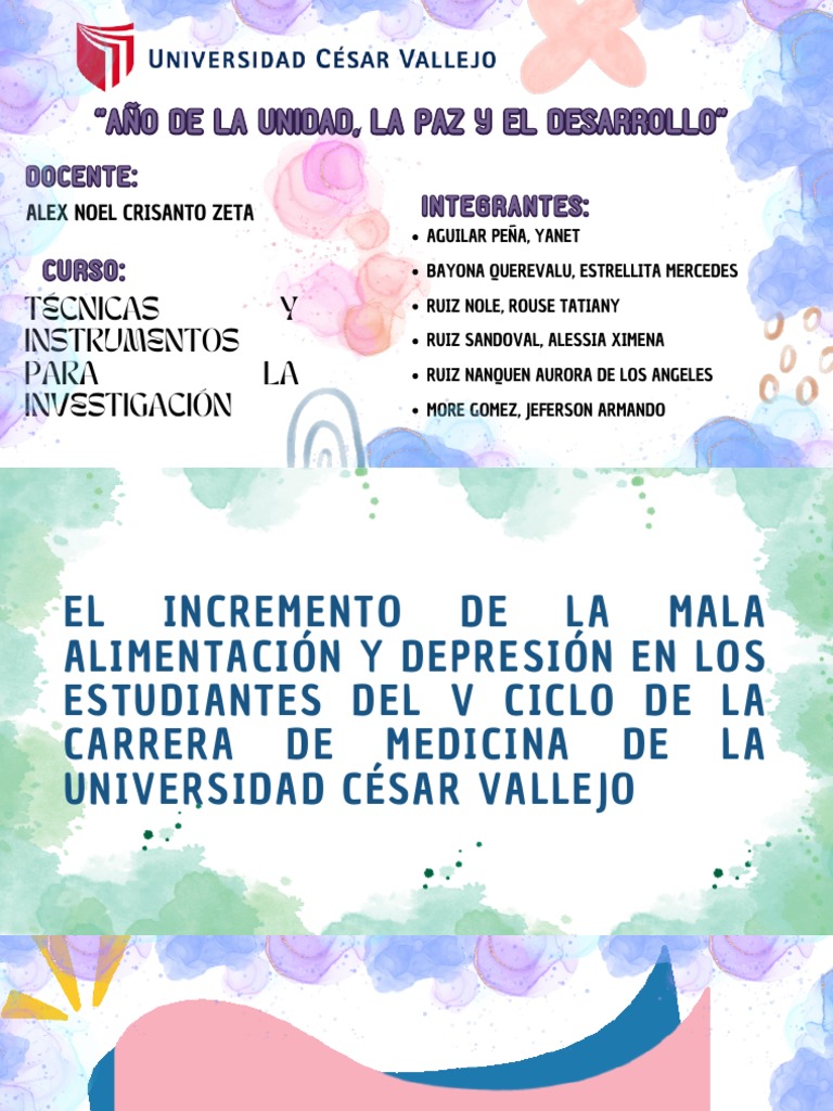 PRESENTACIÓN TÉCNICAS JEFER | PDF | Depresión (estado de ánimo)