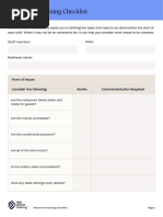 Opening-Closing Checklist (Updated) | PDF | Point Of Sale