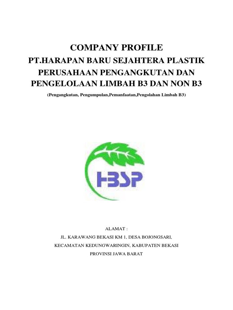 Company Profile Hbs P | PDF