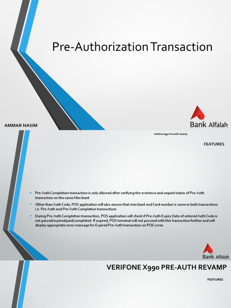 Pre Auth Presentation | PDF | Computing | Service Industries