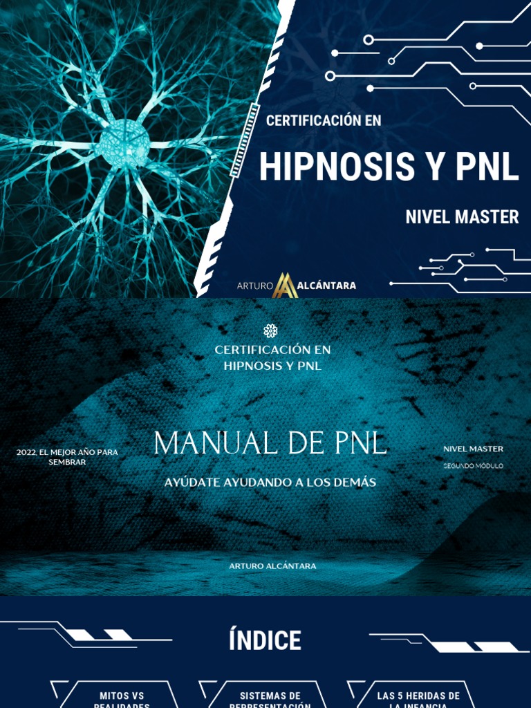 Manual de PNL - Certificación en Hipnosis y PNL (Nivel Master) | PDF ...