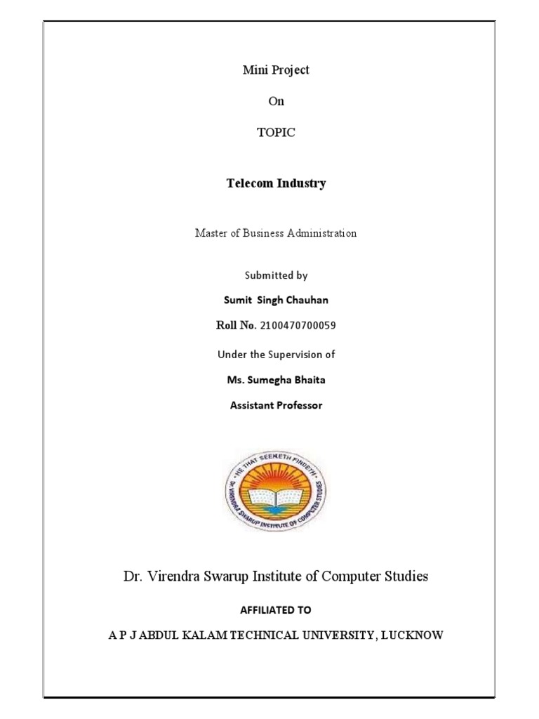 Mba 2nd Sem Project | PDF | Internet Of Things | Telecommunications