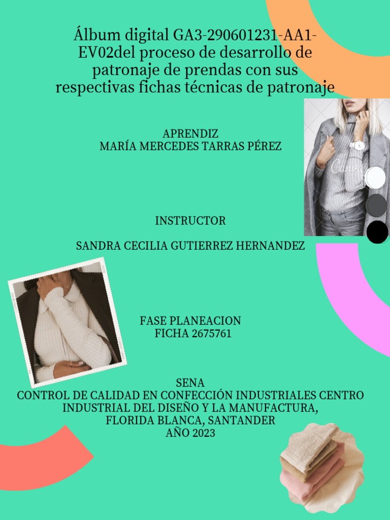 Álbum Digital - Patronaje GA3-290601231-AA1-EV02 | PDF | Diseño