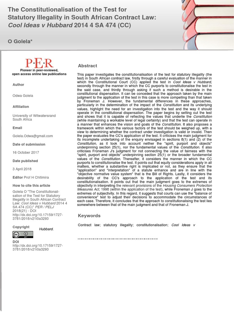 Test For Statutory Illegality | PDF | Statutory Interpretation ...