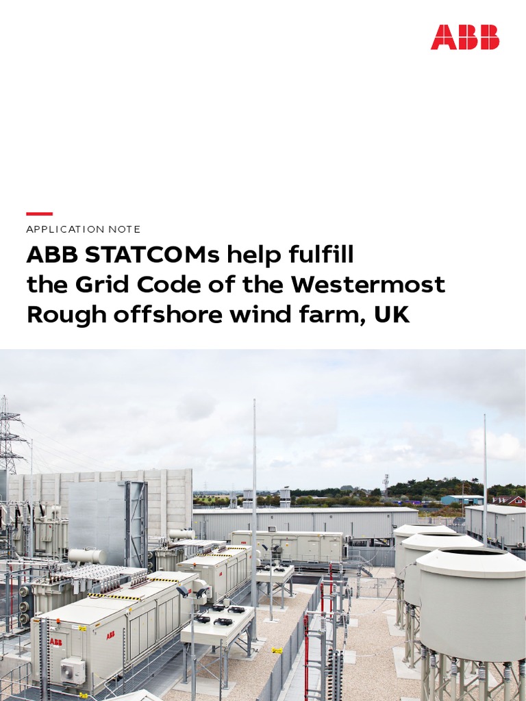 ABB Westermost Reference STATCOM | PDF | Offshore Wind Power ...