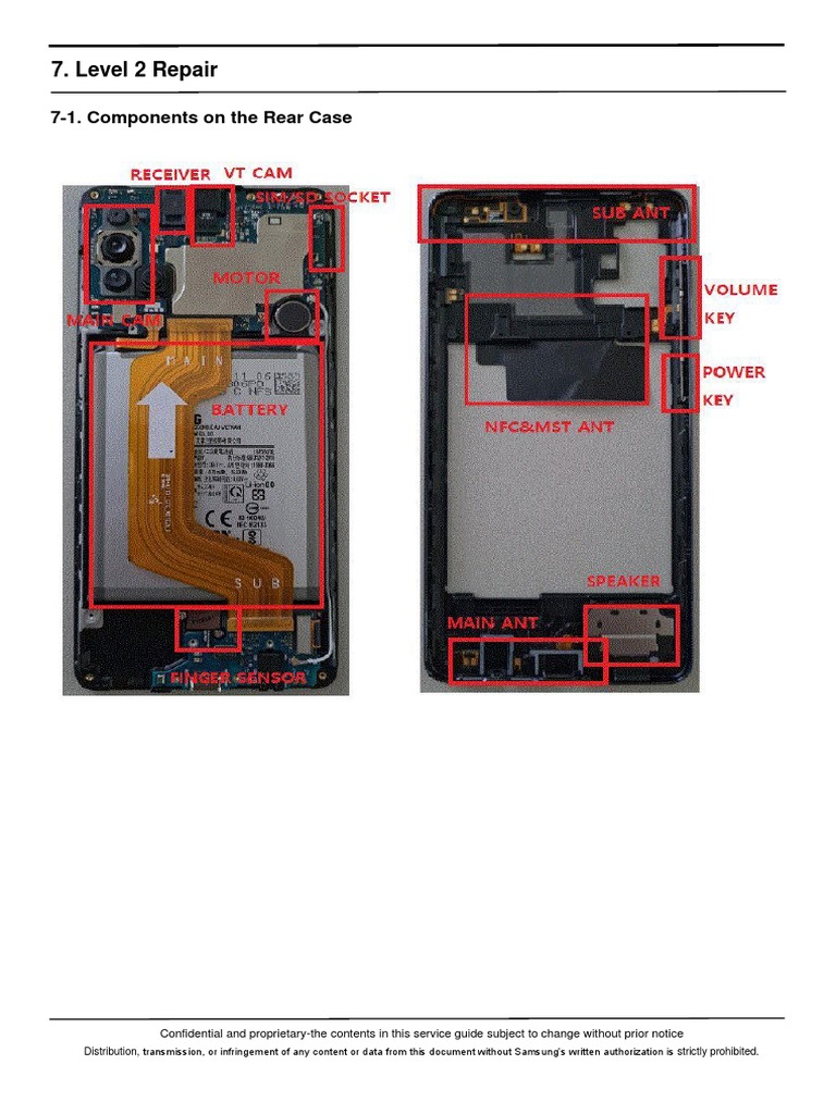 Samsung A71 Disassembly Guide | PDF | Equipment | Electronics