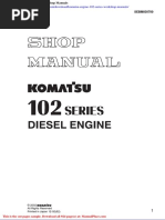 Hyundai Diesel Engine D4a d4d Shop Manual | PDF