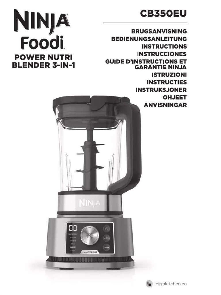 Ninja CB350EU Power Blender | PDF