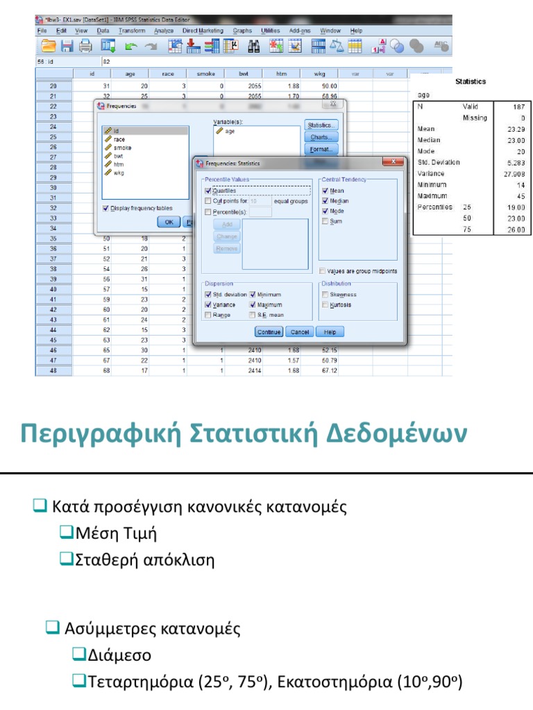 04.ΠΕΡΙΓΡΑΦΙΚΗ ΣΤΑΤΙΣΤΙΚΗ | PDF