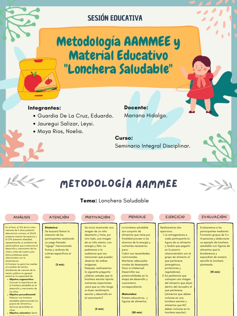 Aammee y Material Educativo (Fotos) Aammee y Material Educativo | PDF
