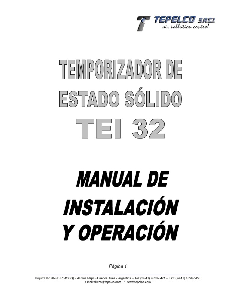 Manual TEI | PDF | Relé | Diodo emisor de luz