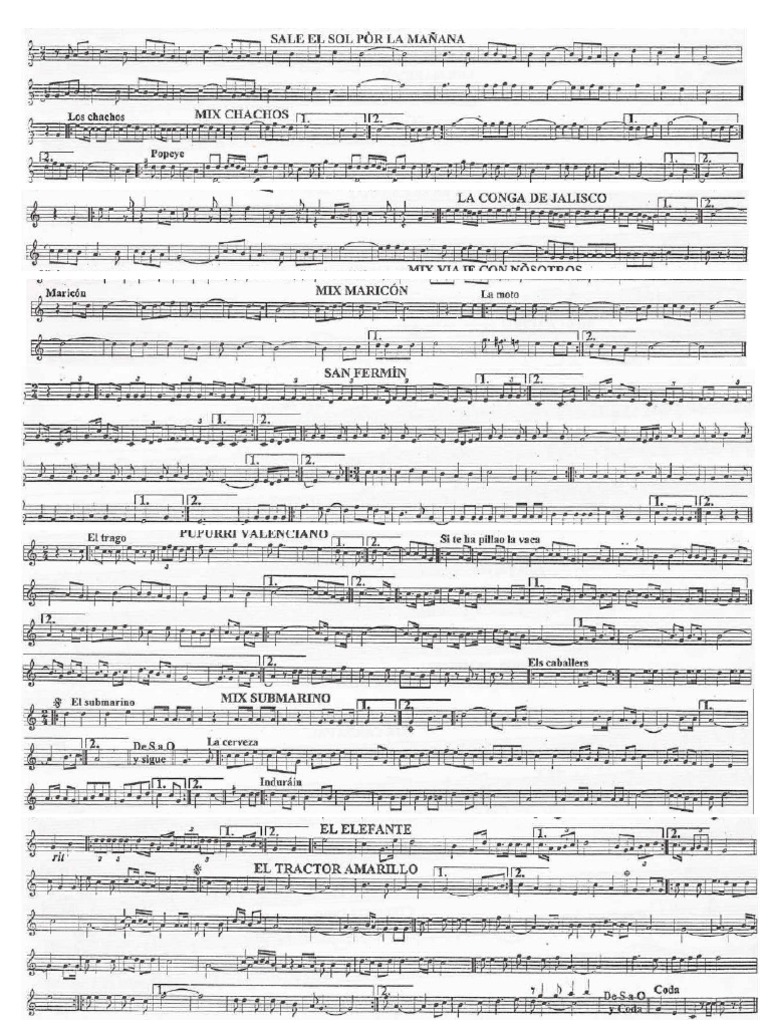 Partituras Charanga | PDF