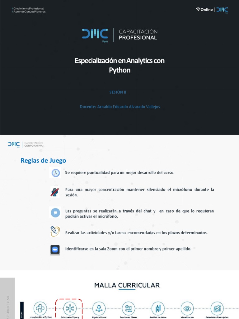 EPS Python - Módulo 2 | PDF | Python (lenguaje de programación) | Desarrollo de software