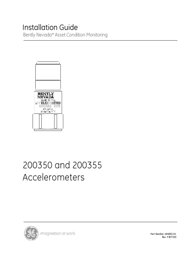 and 200355 Accelerometers: Installation Guide | PDF | Electromagnetic Interference | Electrical ...