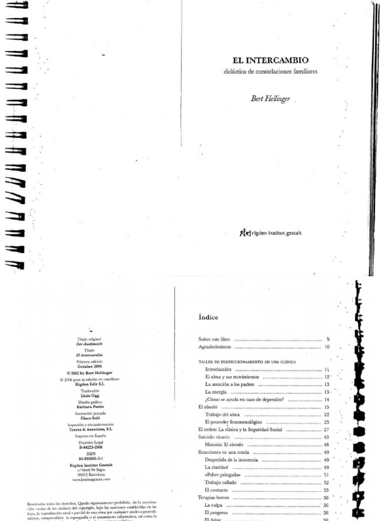 Bert Hellinger - El Intercambio | PDF