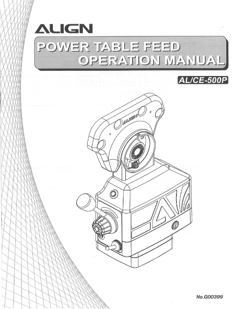 Align Power Feed CE-500Pv0520-1 | PDF