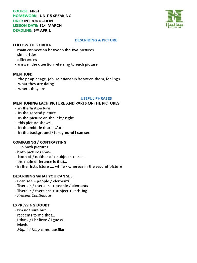 FCE Speaking Task 2 | PDF