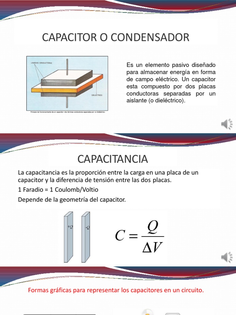 Capacitores: Funcionamiento y Tipos | PDF | Condensador | Corriente ...
