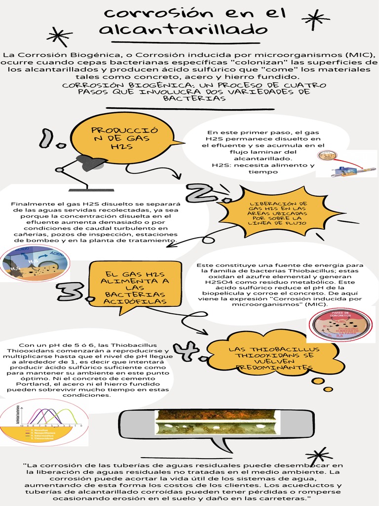 SOLORIO ALIPIO JAZMIN - CORROSION EN EL ALCANTARILLADO | PDF | Corrosión | Tubería (transporte ...