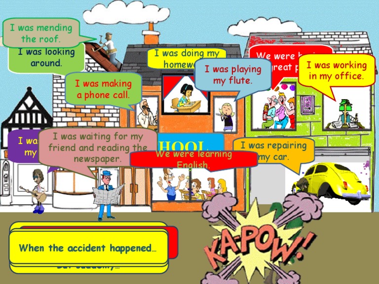 Past Continuous Tensemovielikeanimated Grammar Guides Reading ...