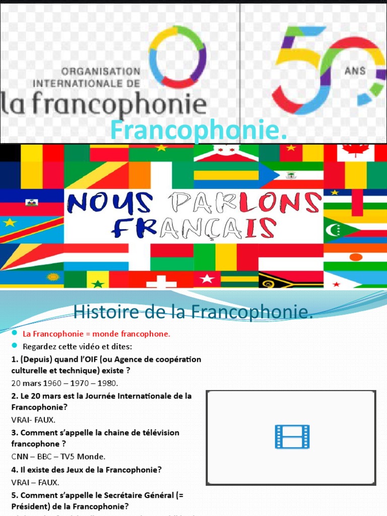 Histoire et culture de la Francophonie | PDF | la Francophonie | Belgique